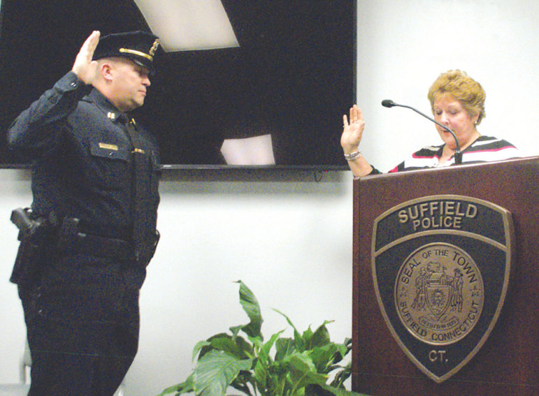 SPD Captain Sworn and Pinned - The Suffield Observer