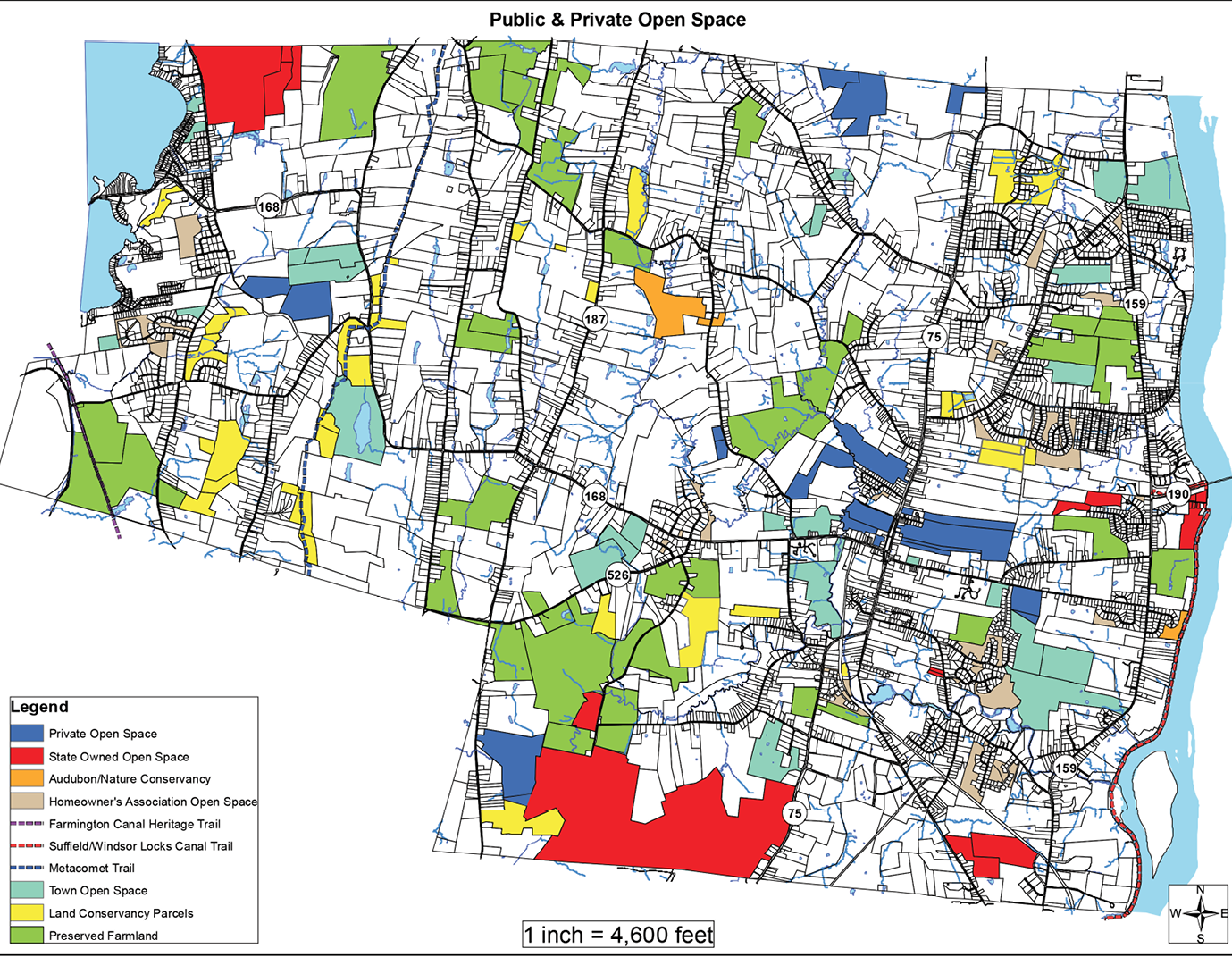 How Close Do You Live to Protected Open Space? - The Suffield Observer