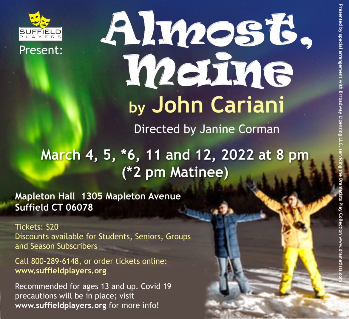 The Suffield Players Present a Remarkable Romance: Almost, Maine by ...