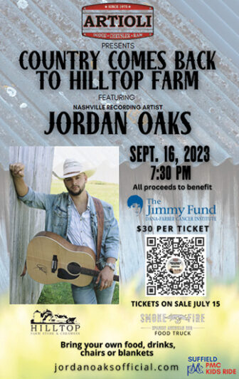 Jordan Oaks Concert - The Suffield Observer